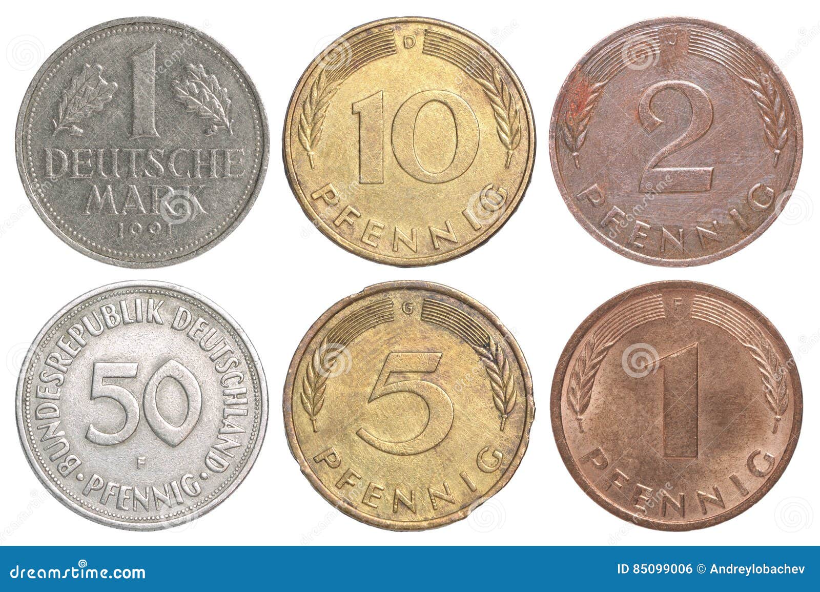 Moneda vieja de Alemania foto de archivo. Imagen de alemania - 85099006