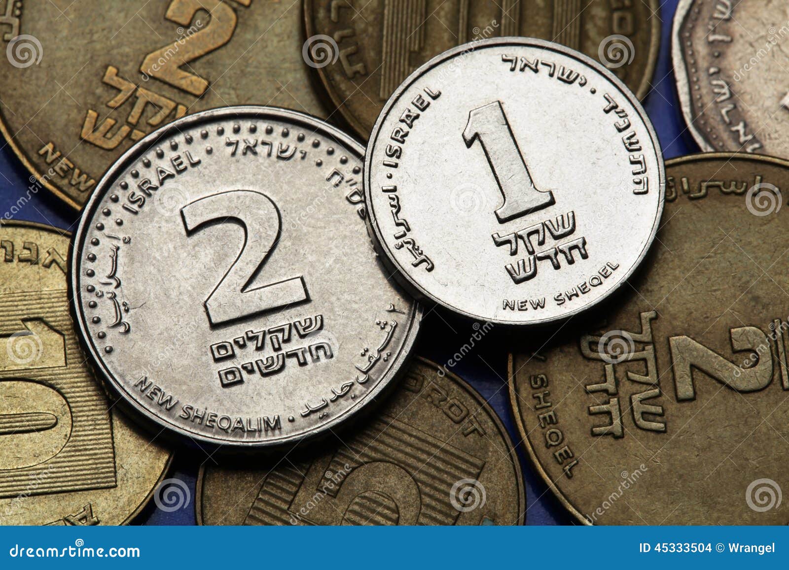 Monedas de Israel foto de archivo. Imagen de jude, alfabeto - 45333504