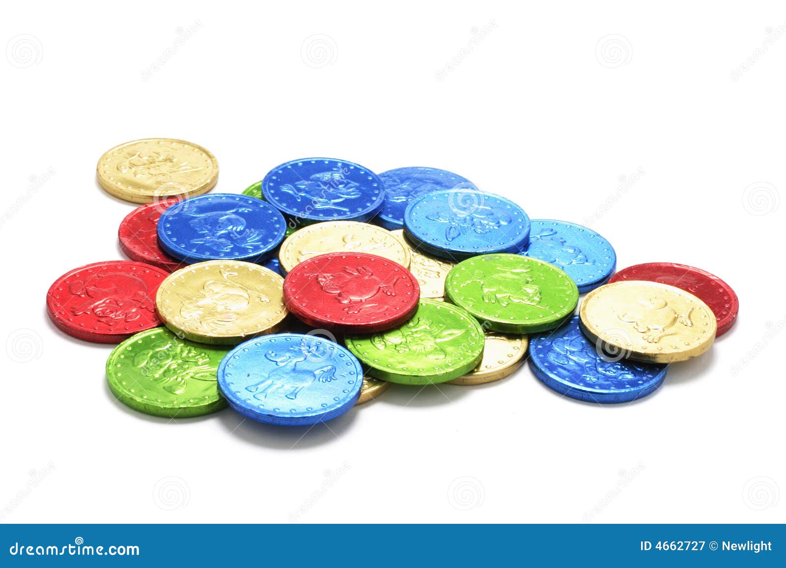 Monedas del chocolate imagen de archivo. Imagen de bocado - 4662727