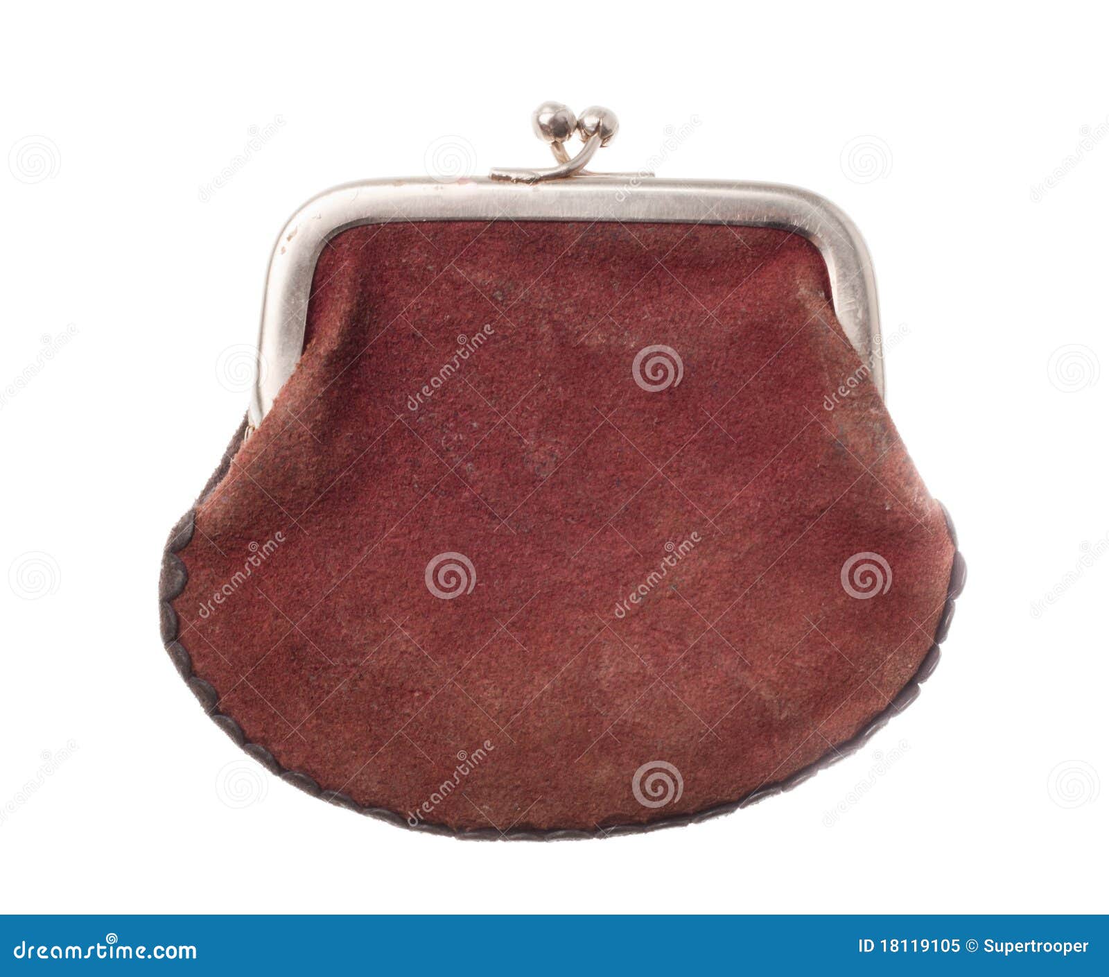 Monedero viejo de la tela imagen de archivo. Imagen de item - 18119105