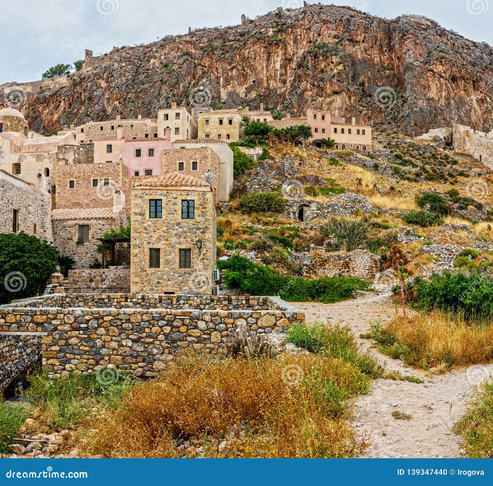 Monemvasia is a Town and a Municipality in Laconia Stock Photo - Image ... Monemvasia is a Town and a Municipality in Laconia Stock Photo - Image ...