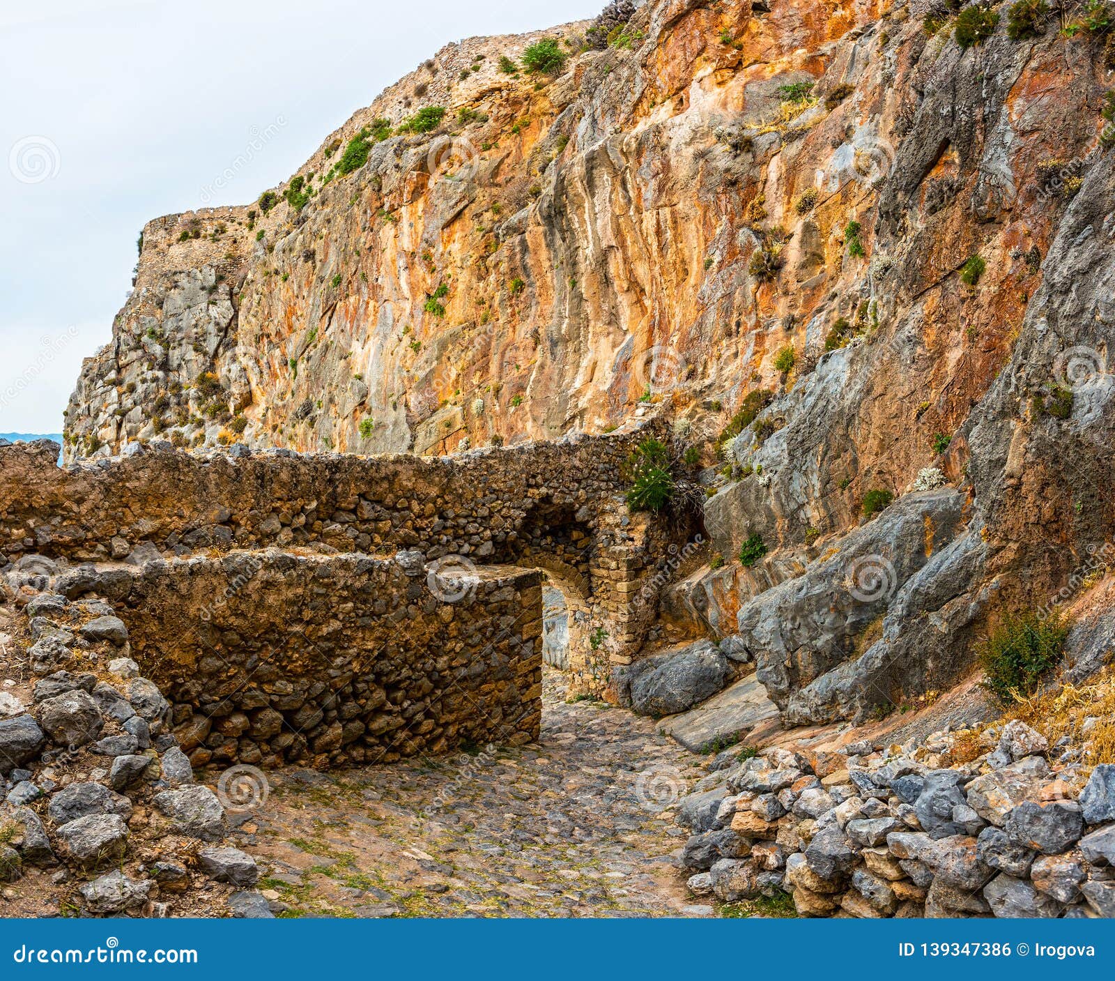 Monemvasia is a Town and a Municipality in Laconia Stock Photo - Image ... Monemvasia is a Town and a Municipality in Laconia Stock Photo - Image ...