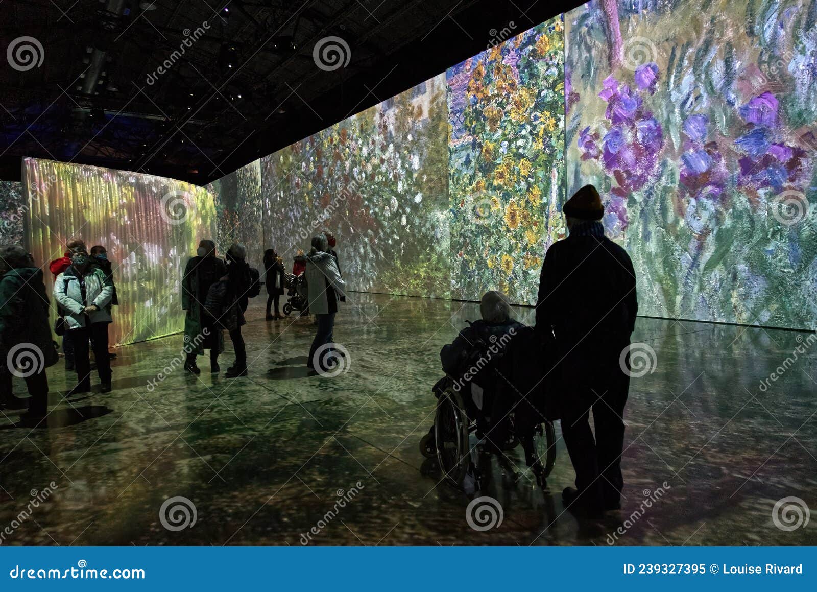 The Monet Exhibition for All in Montreal Editorial Image - Image of ...