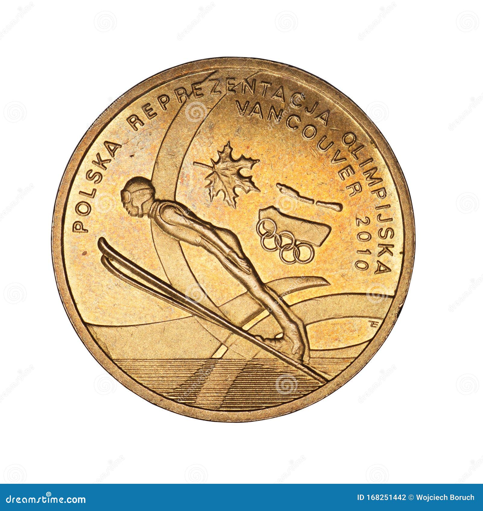 Moneta Commemorativa Polacca Fotografia Editoriale - Immagine di ...