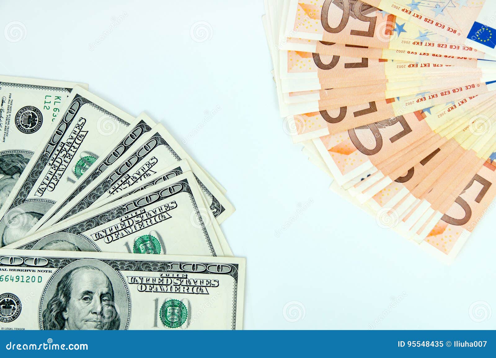 Monetary Background, Euro and Dollars Stock Image - Image of economics ...