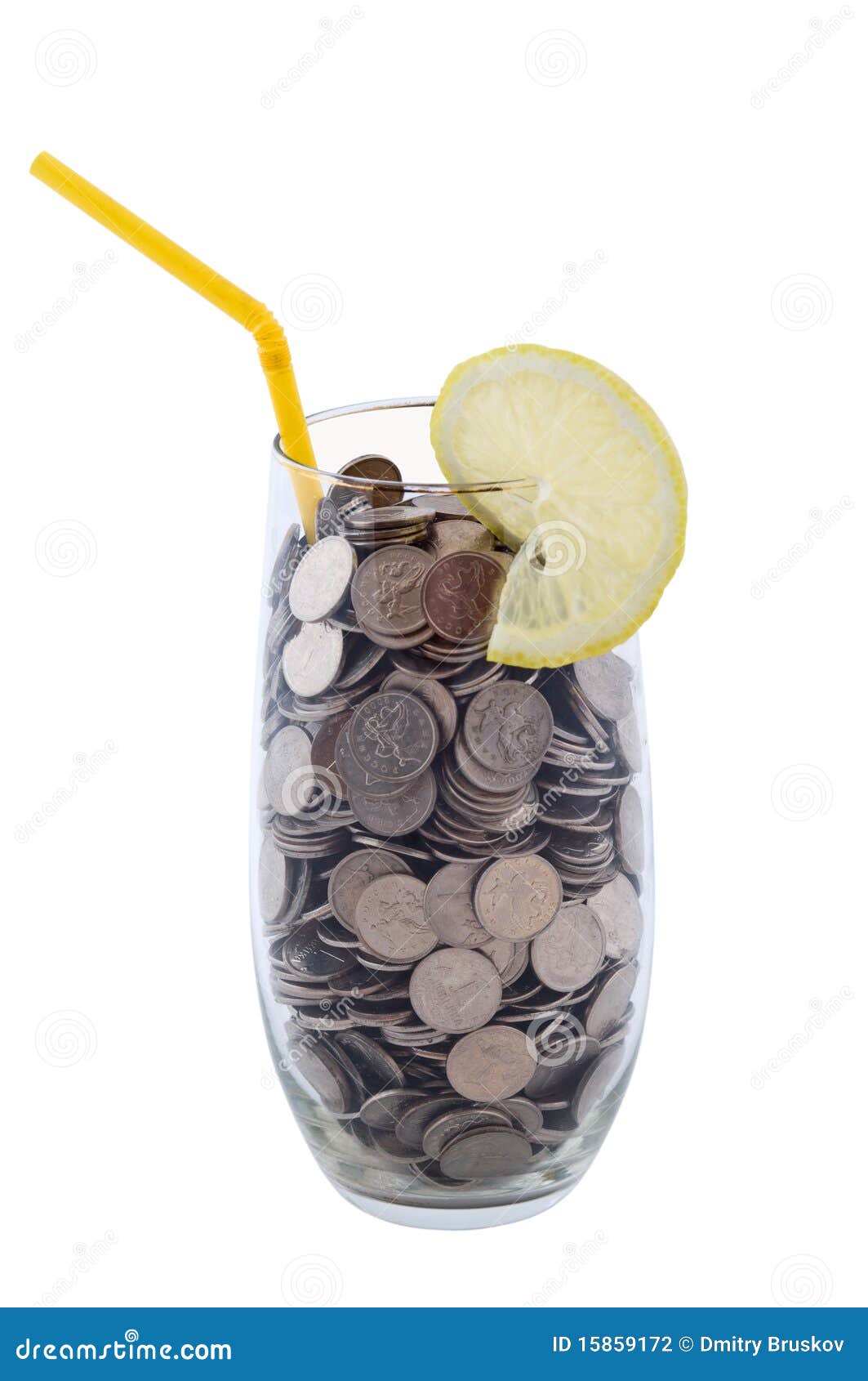 Monetary cocktail stock photo. Image of white, view, investment - 15859172