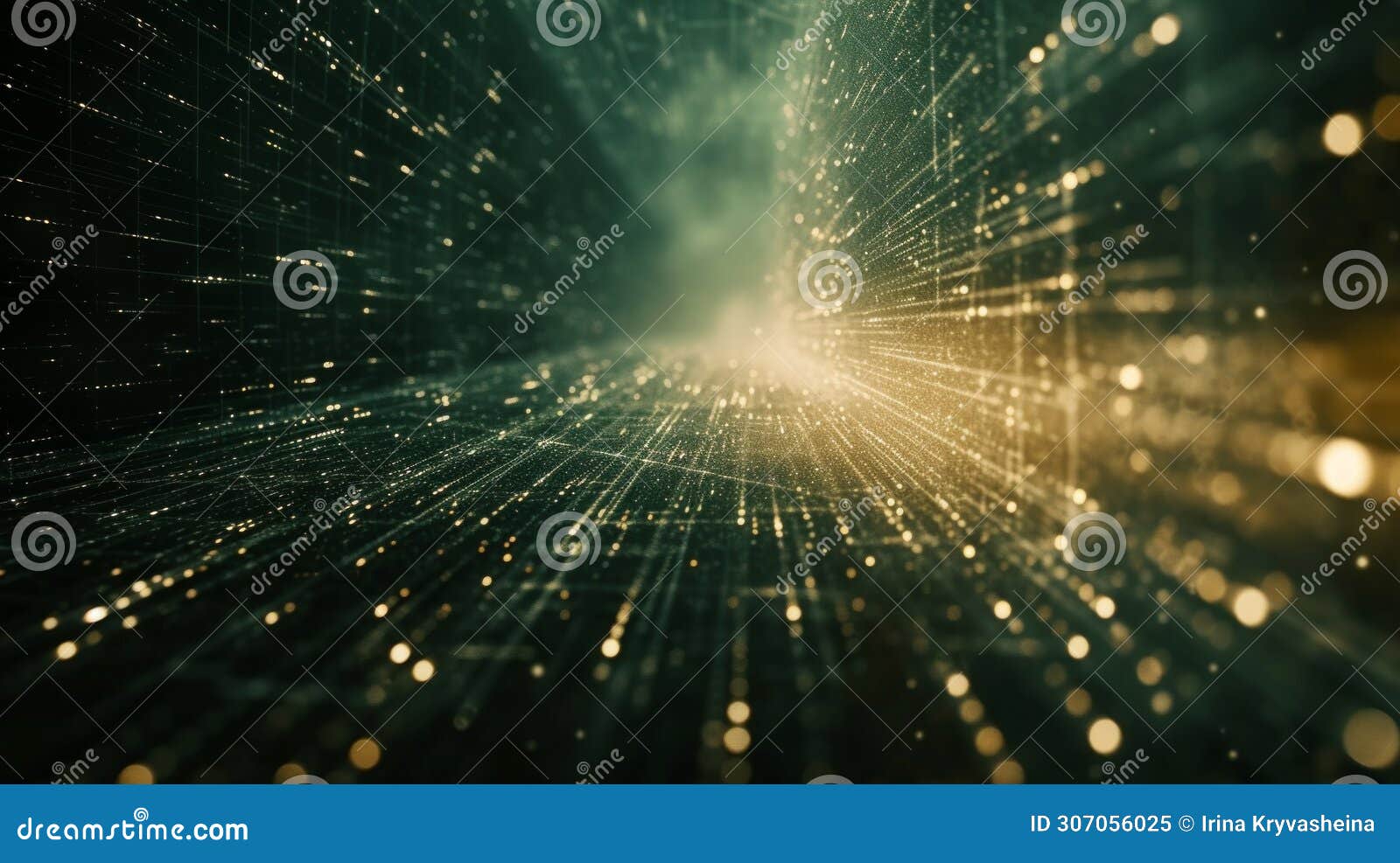 Monetary Matrix: Abstract Background with Geometric Patterns Stock ...