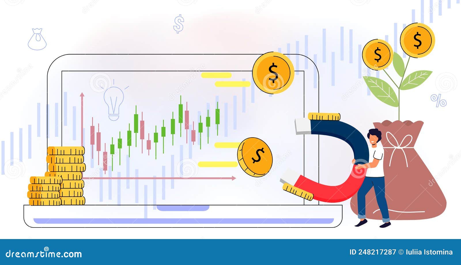 Monetization Concept Online E-commerce Marketer Analyzing Blog Content ... Monetization Concept Online E-commerce Marketer Analyzing Blog Content ...