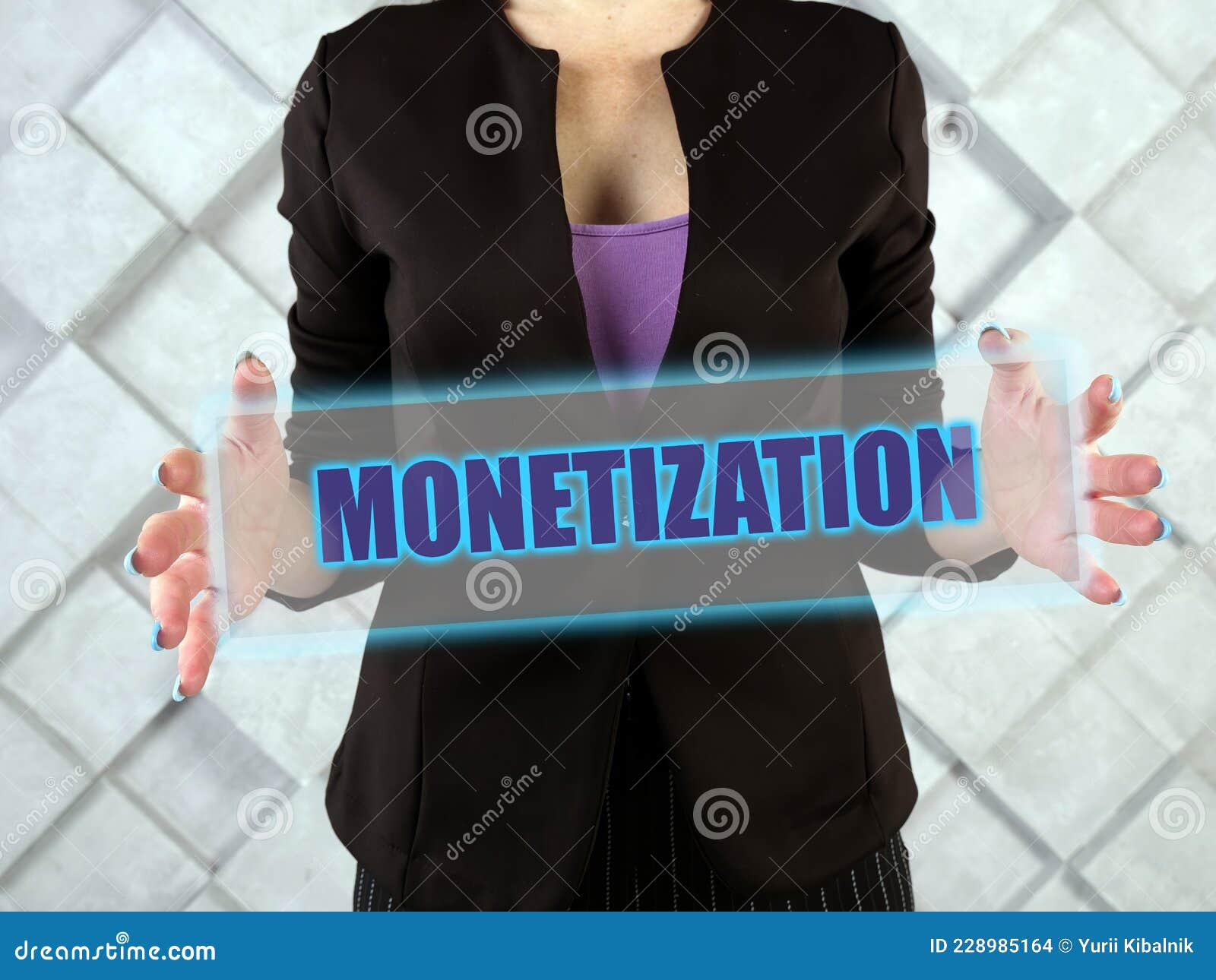 MONETIZATION Inscription on the Screen. MonetizationÂ or Monetisation ...