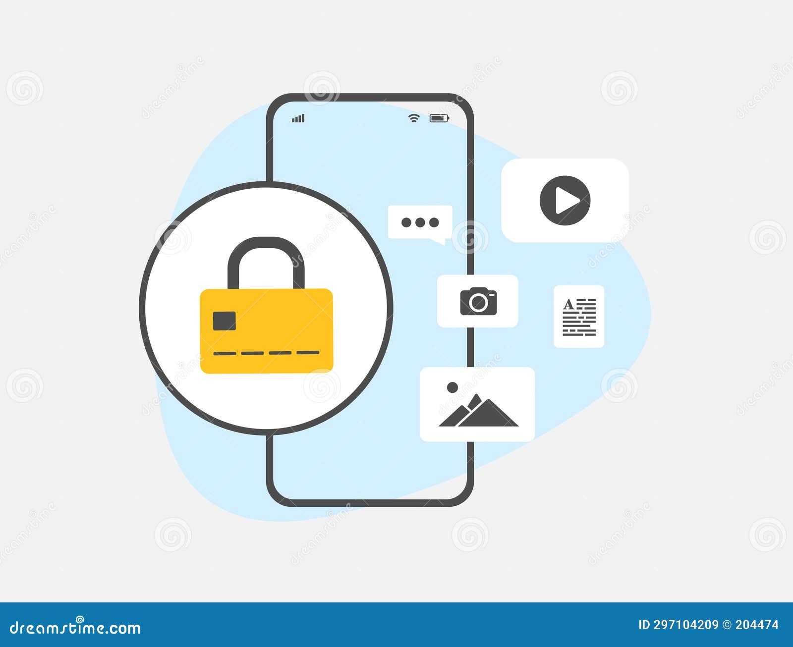 Monetize Content with Paywall Concept. Subscribers Pay Fee for ...