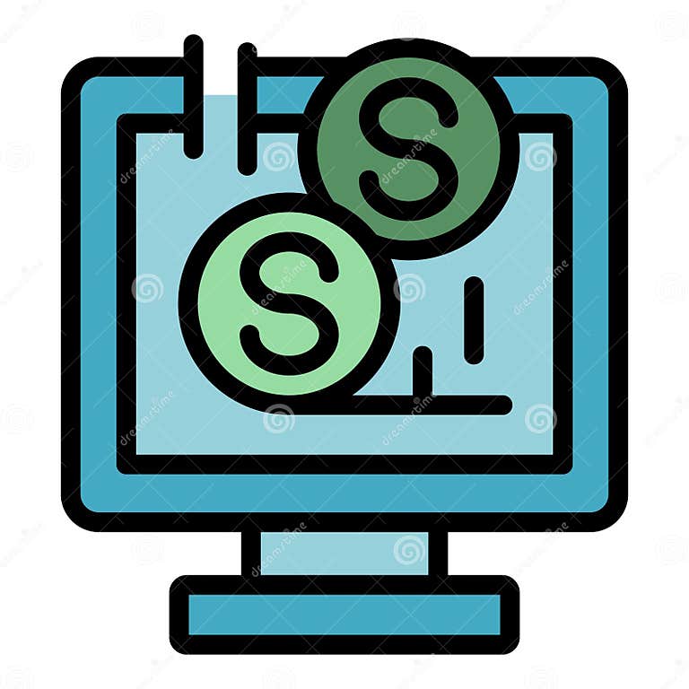 Monetize icon vector flat stock illustration. Illustration of database ...