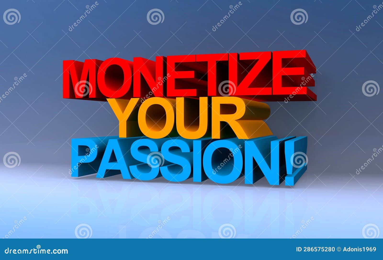 Monetize Your Passion on Blue Stock Illustration - Illustration of ... Monetize Your Passion on Blue Stock Illustration - Illustration of ...