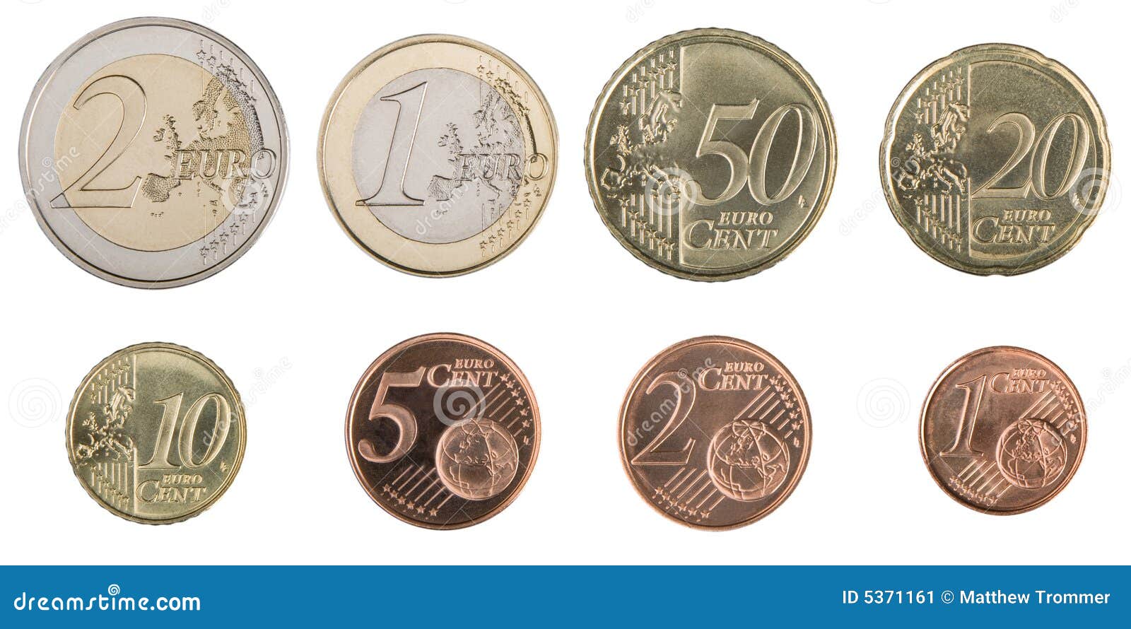 Monety euro obraz stock. Obraz złożonej z holandia, finanse - 5371161