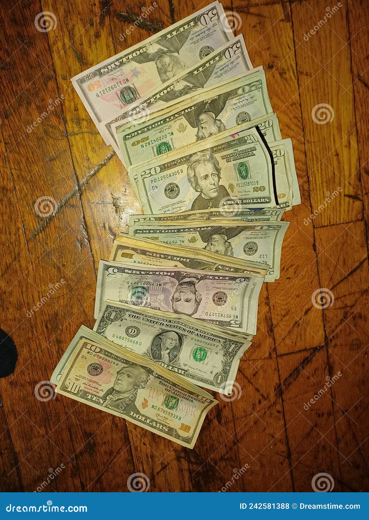 Money ðŸ’° Money on the Floor Stock Photo - Image of floor, pattern ...