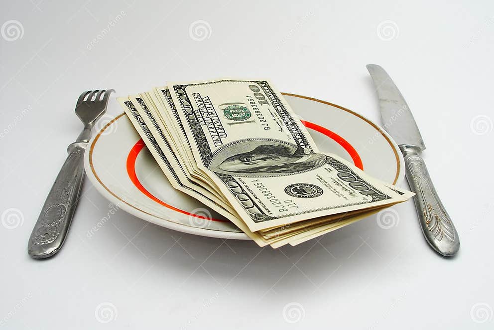 Money stock image. Image of dollar, dollars, lunch, business - 279317