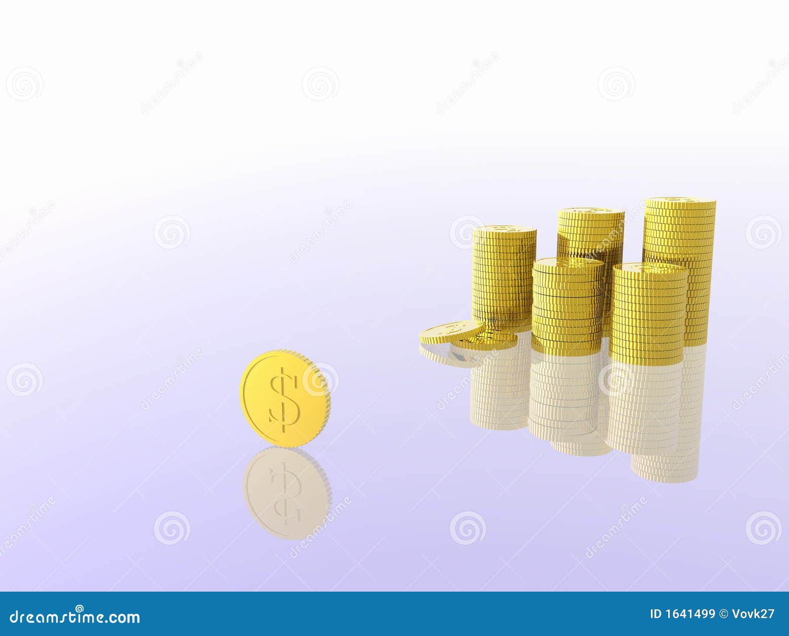 Money. 3D stock illustration. Illustration of funds, change - 1641499