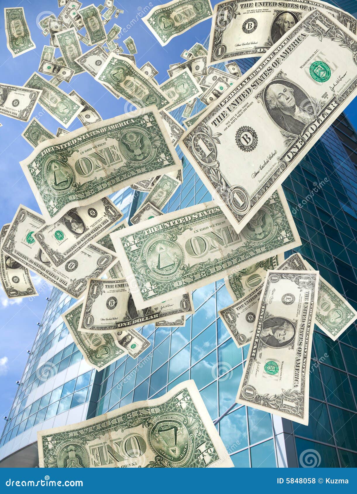 Money stock photo. Image of business, windows, money, success - 5848058