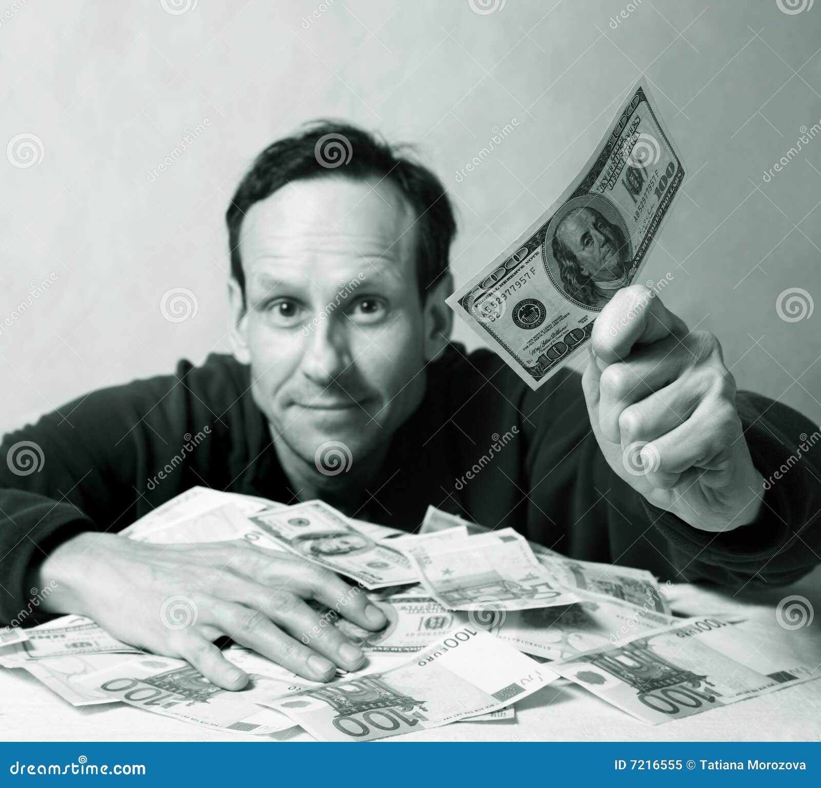Money stock image. Image of male, corporate, empty, dollars - 7216555