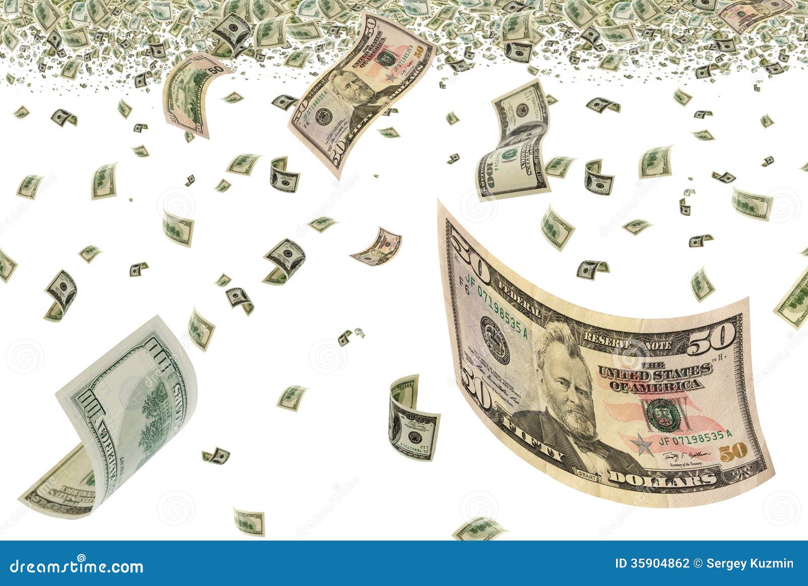 Money in the air. stock photo. Image of investment, advances - 35904862