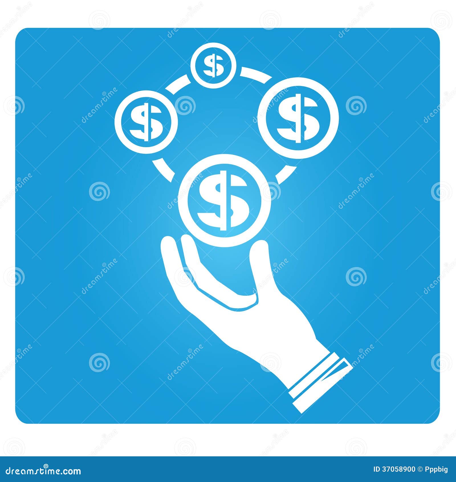 Money allocation stock illustration. Illustration of pleasant - 37058900