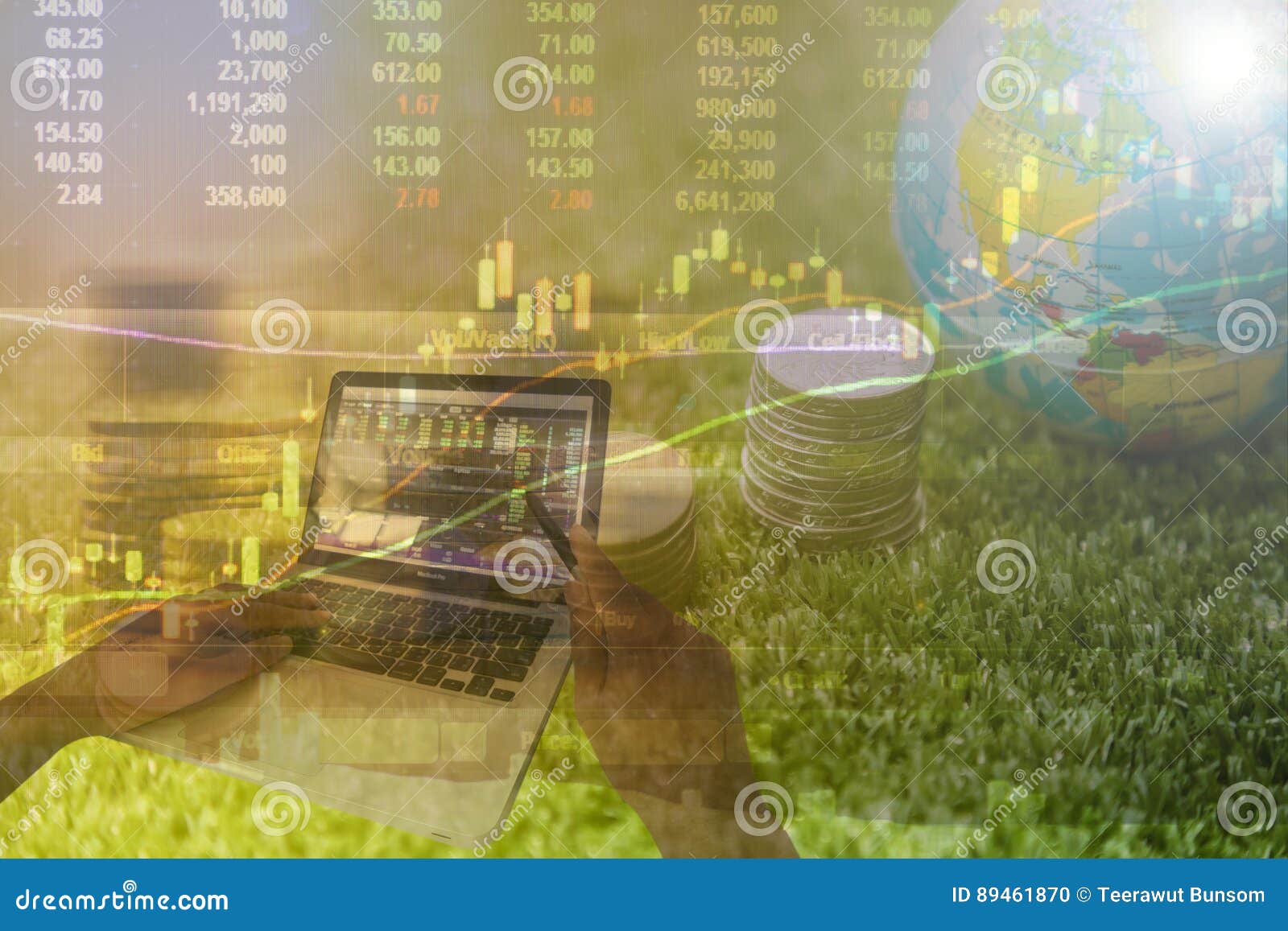 Money analysis stock photo. Image of indicator, forex - 89461870