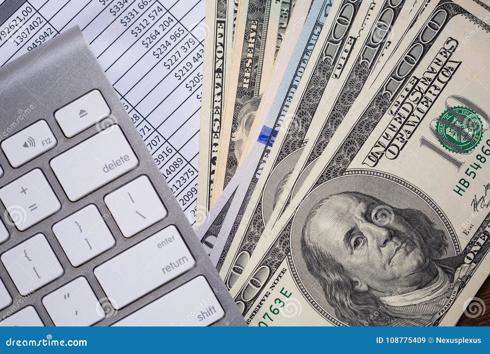 Money As E-commerce Concept Stock Image - Image of finance, cash: 108775409