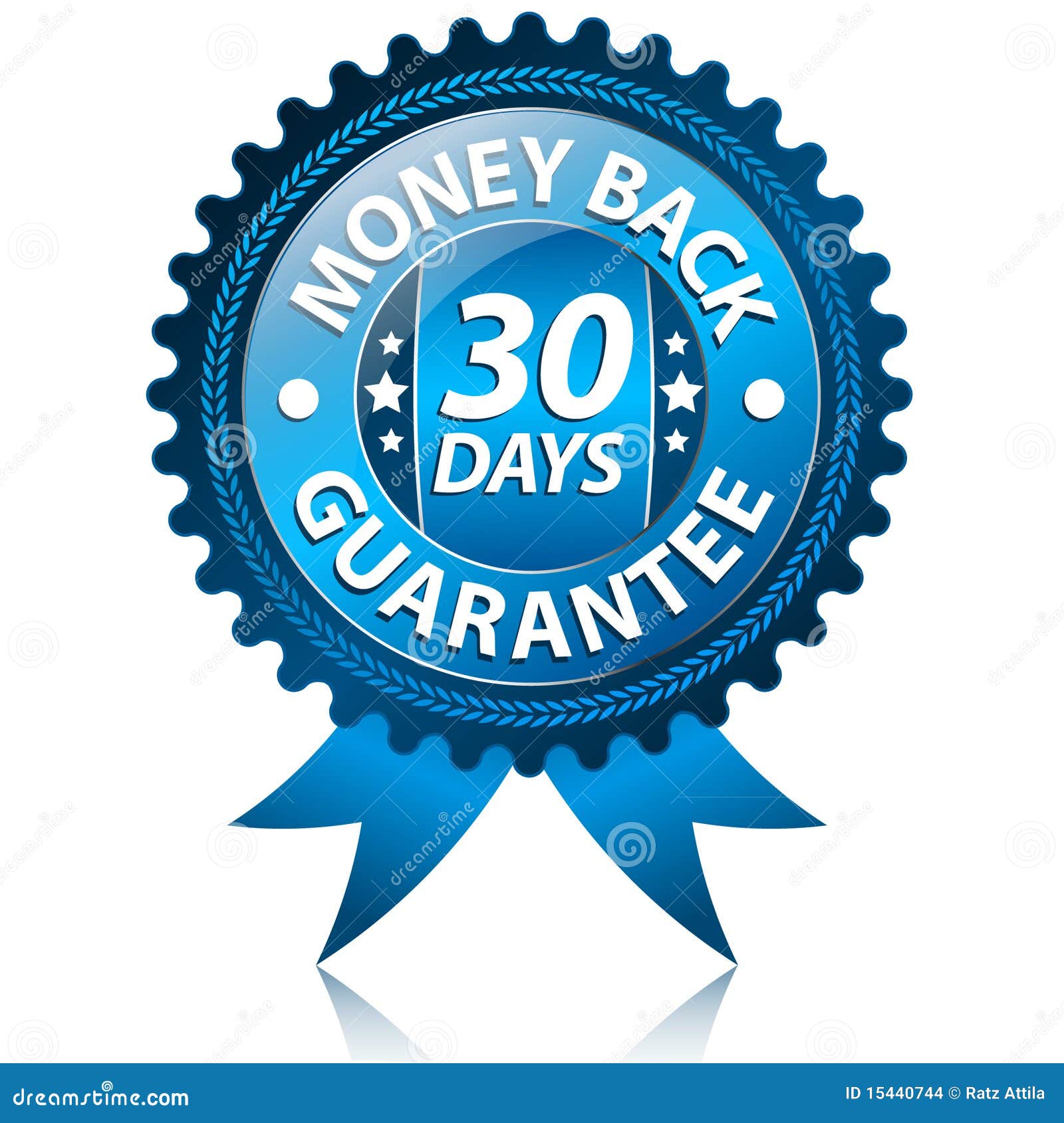 Money back guarantee stock illustration. Illustration of circle - 15440744