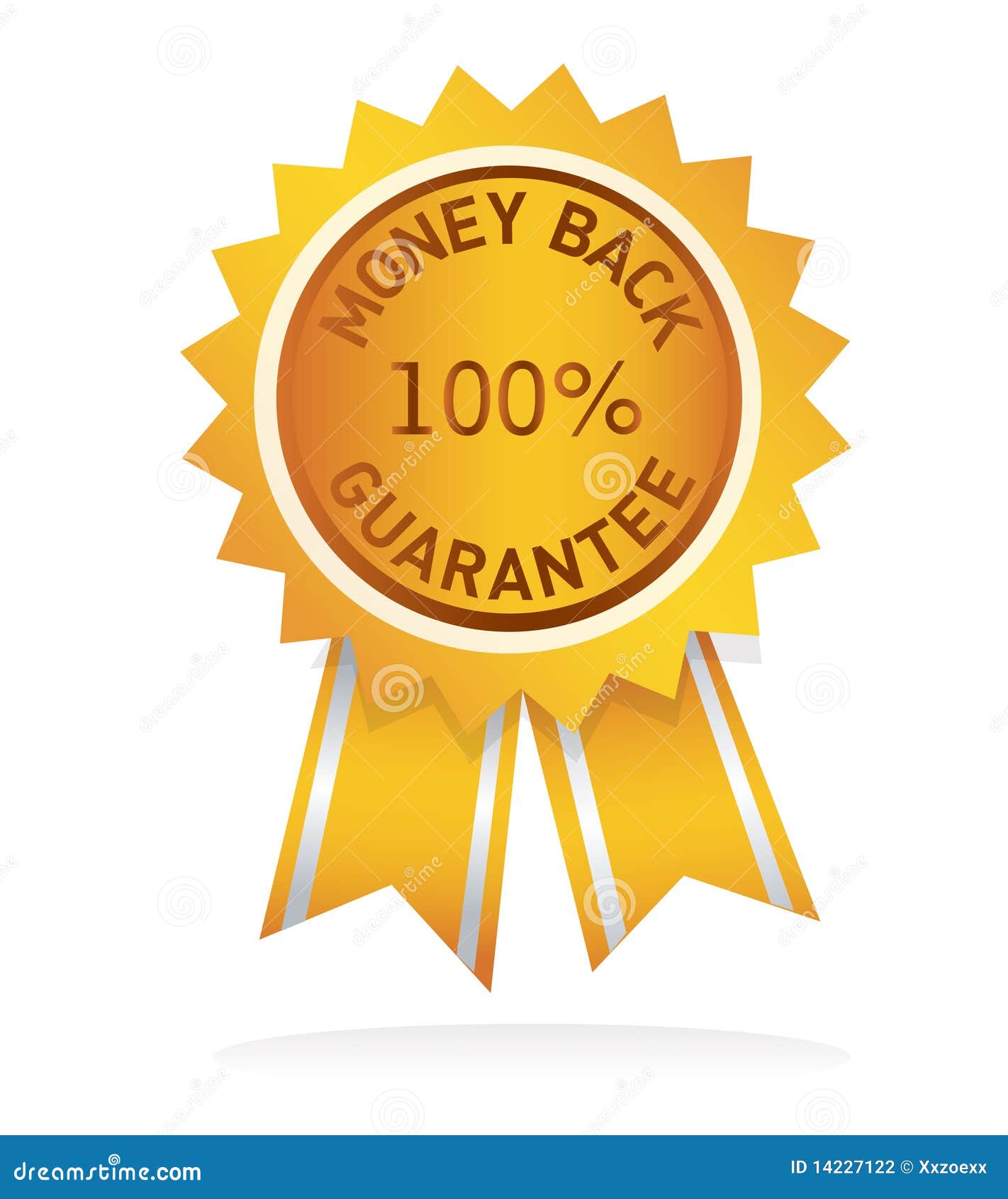 Money back guarantee label stock vector. Illustration of element - 14227122