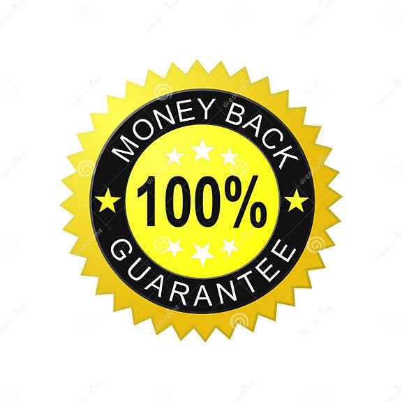 Money back guarantee label stock vector. Illustration of label - 27189826