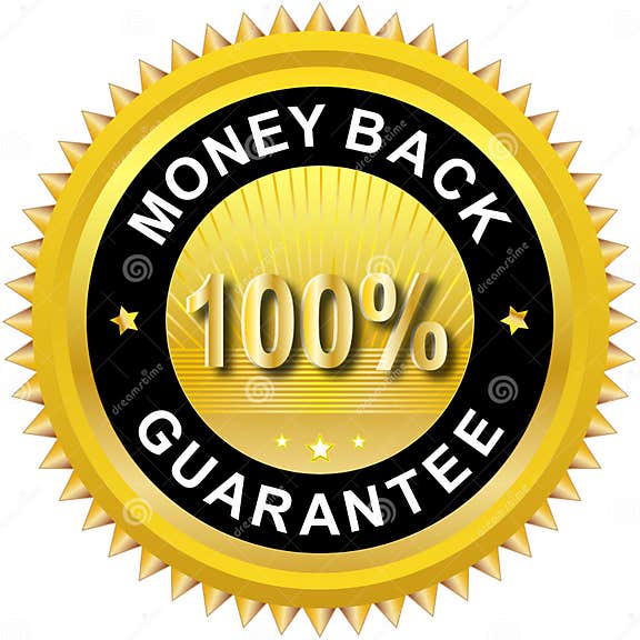 Money back label stock vector. Illustration of guarantee - 13381610