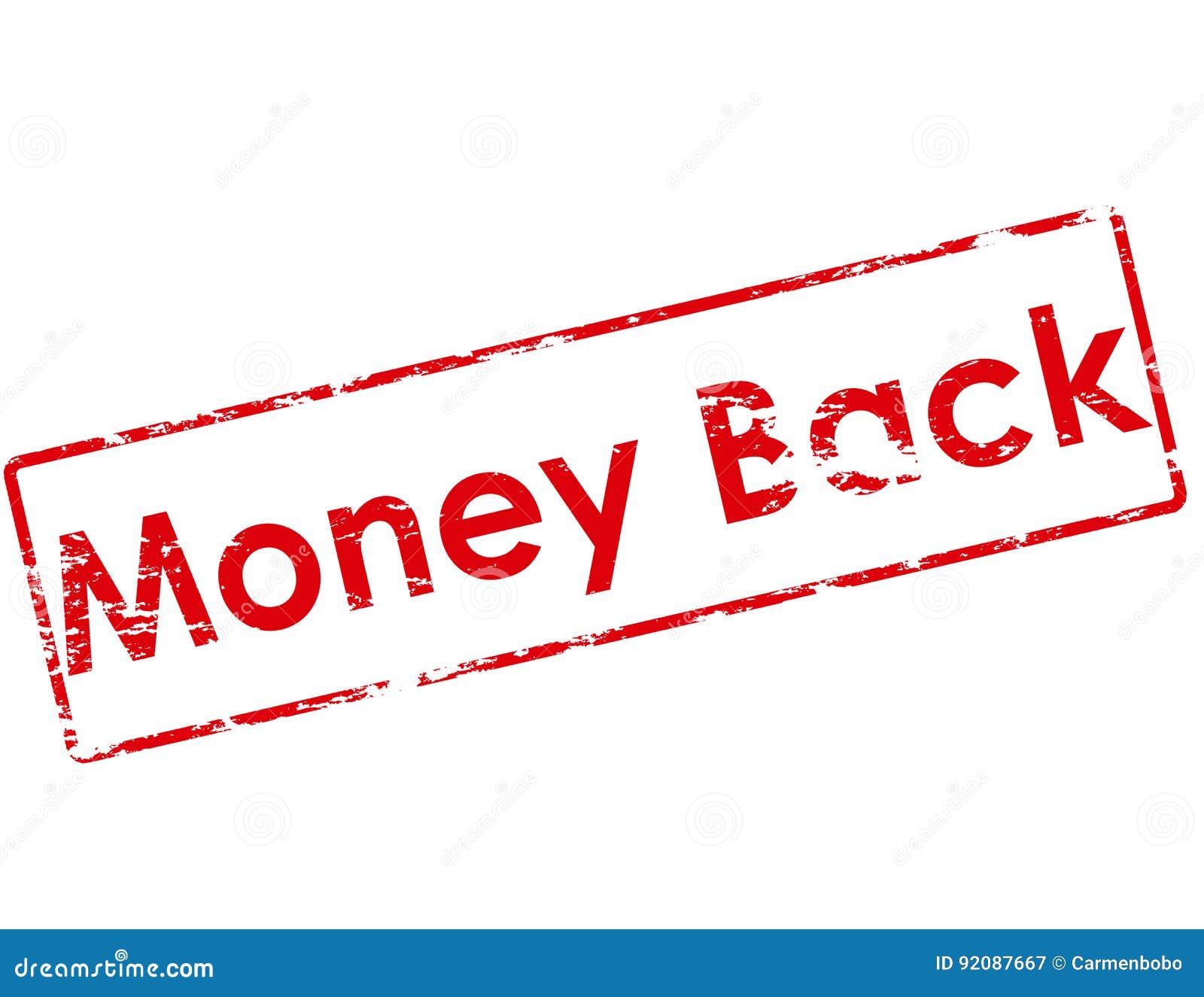 Money back stock illustration. Illustration of sign, backward - 92087667