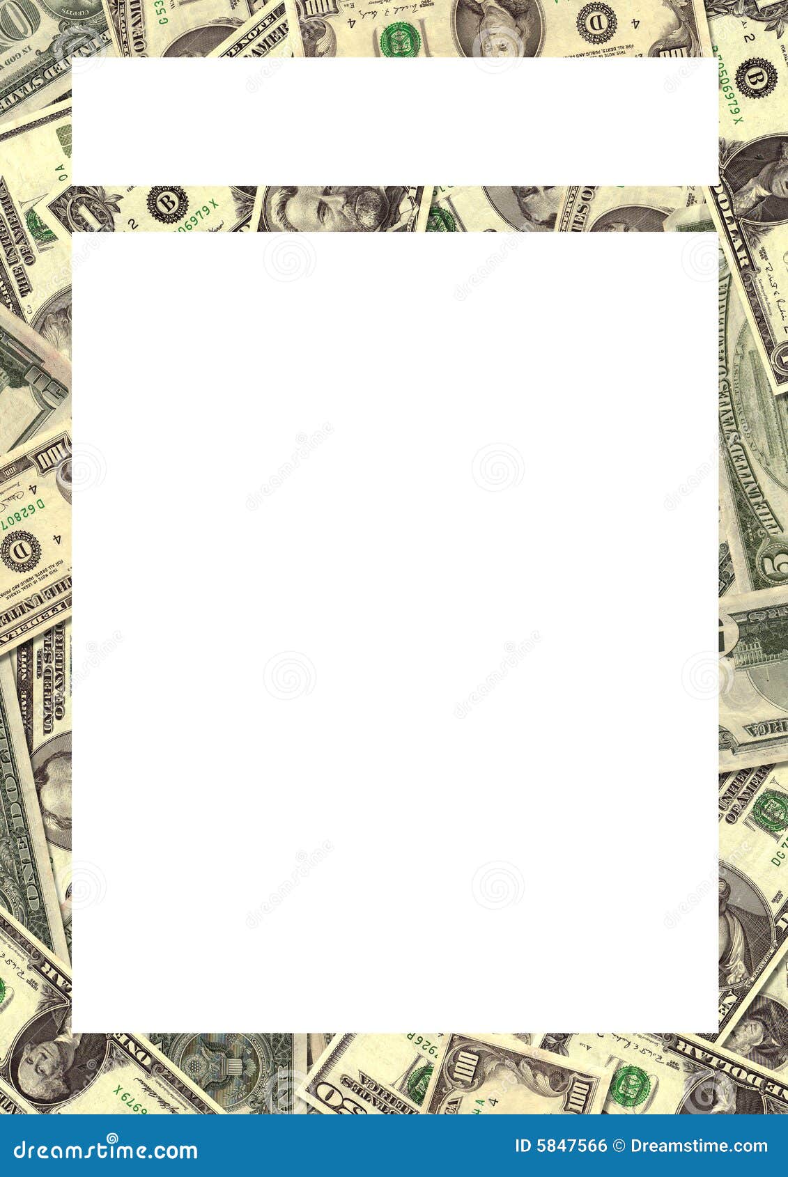Money background border stock photo. Image of isolated - 5847566