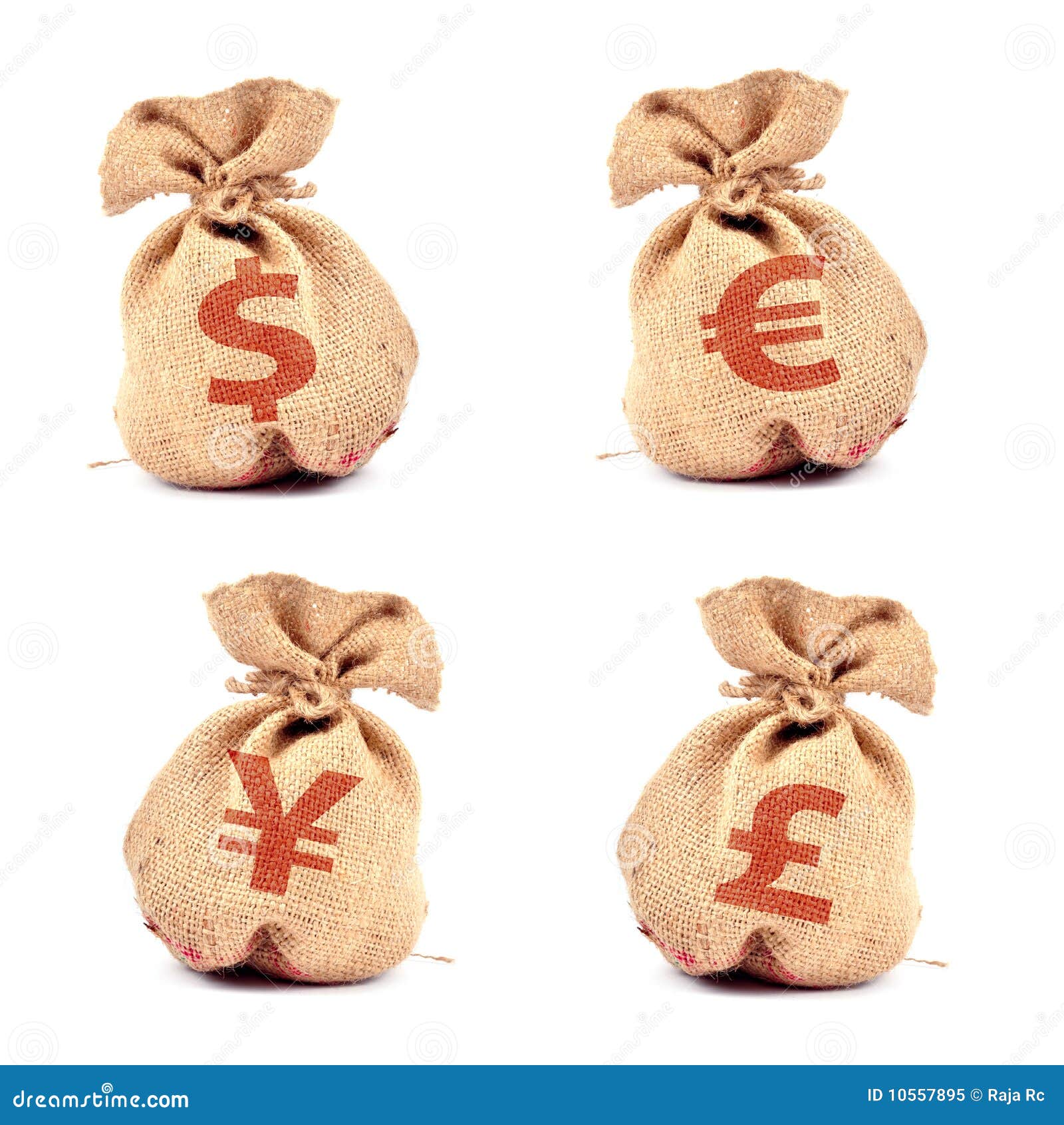 Money bag stock image. Image of marketing, economy, isolate - 10557895
