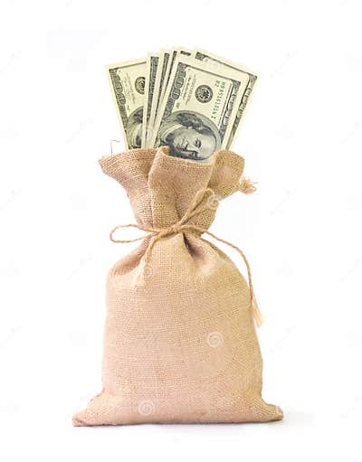 Money bag stock photo. Image of background, concept, dollar - 16313450