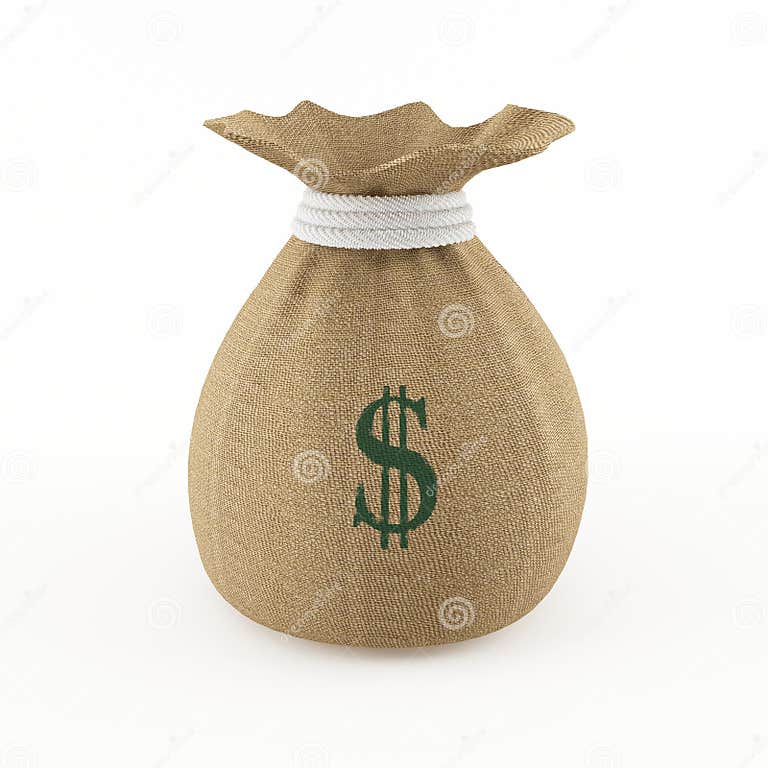 Money bag stock photo. Image of money, income, economics - 24545378