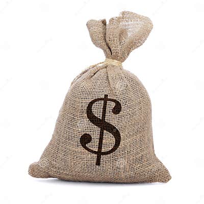 Money bag stock image. Image of fabric, backhander, bribe - 38281539