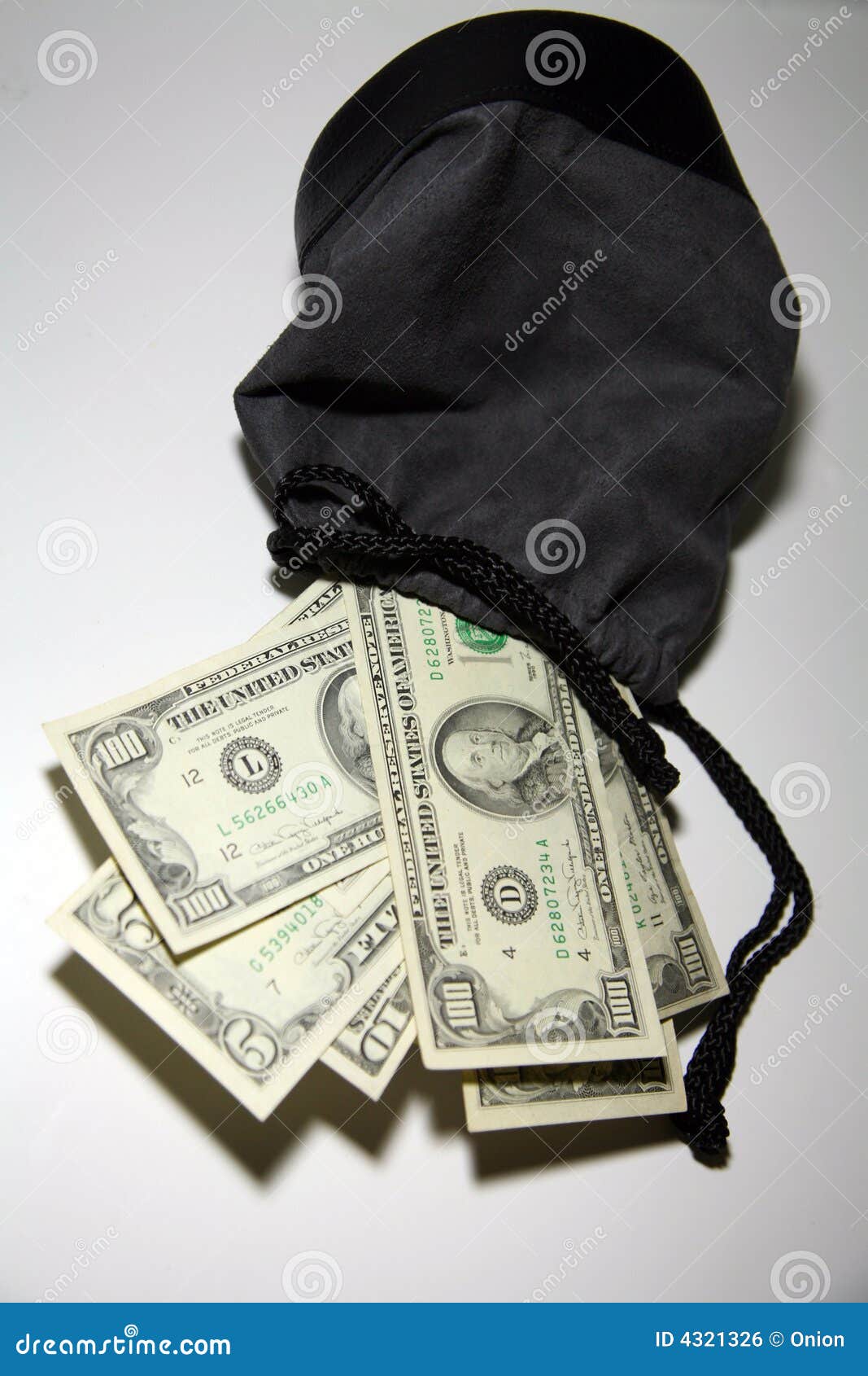 Money bag stock photo. Image of invest, price, value, bills - 4321326