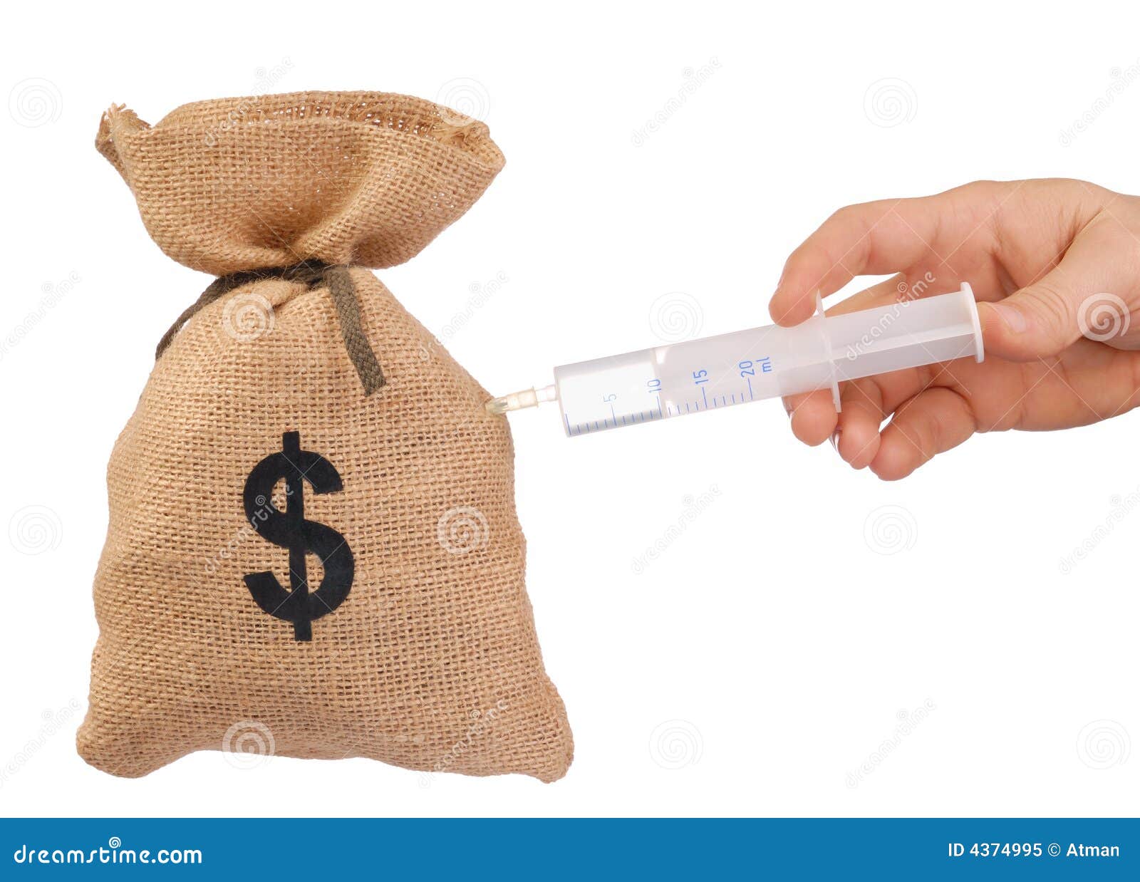 Money Bag stock image. Image of finance, business, salary - 4374995