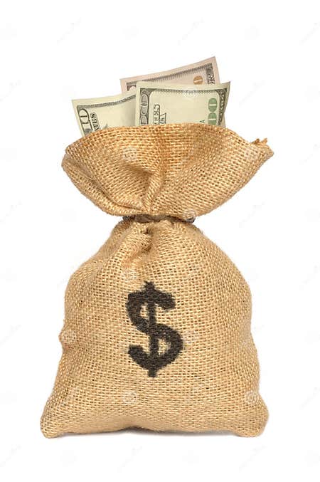 Money Bag stock photo. Image of notes, bank, note, isolated - 656698