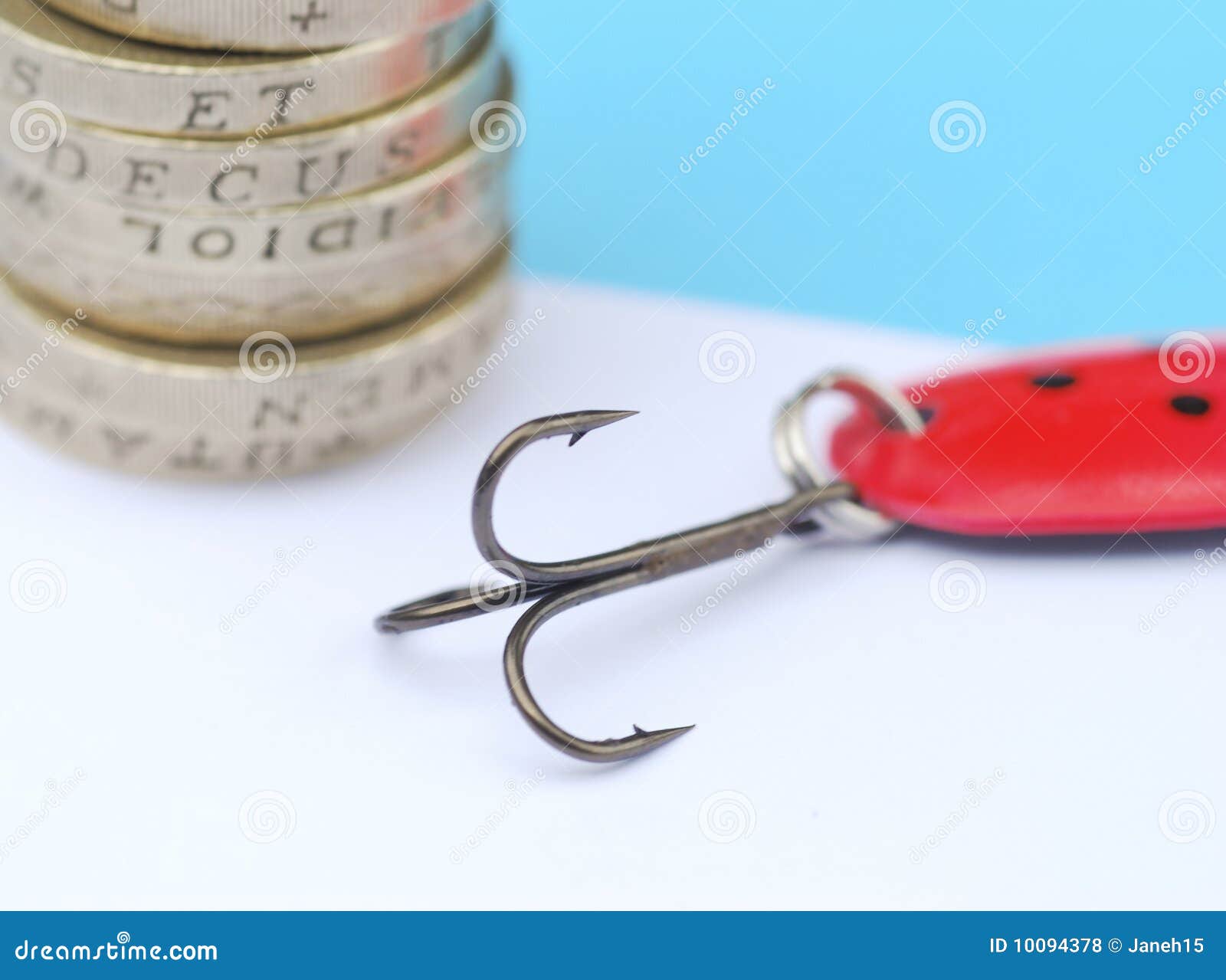 Money bait stock photo. Image of stack, finance, money - 10094378