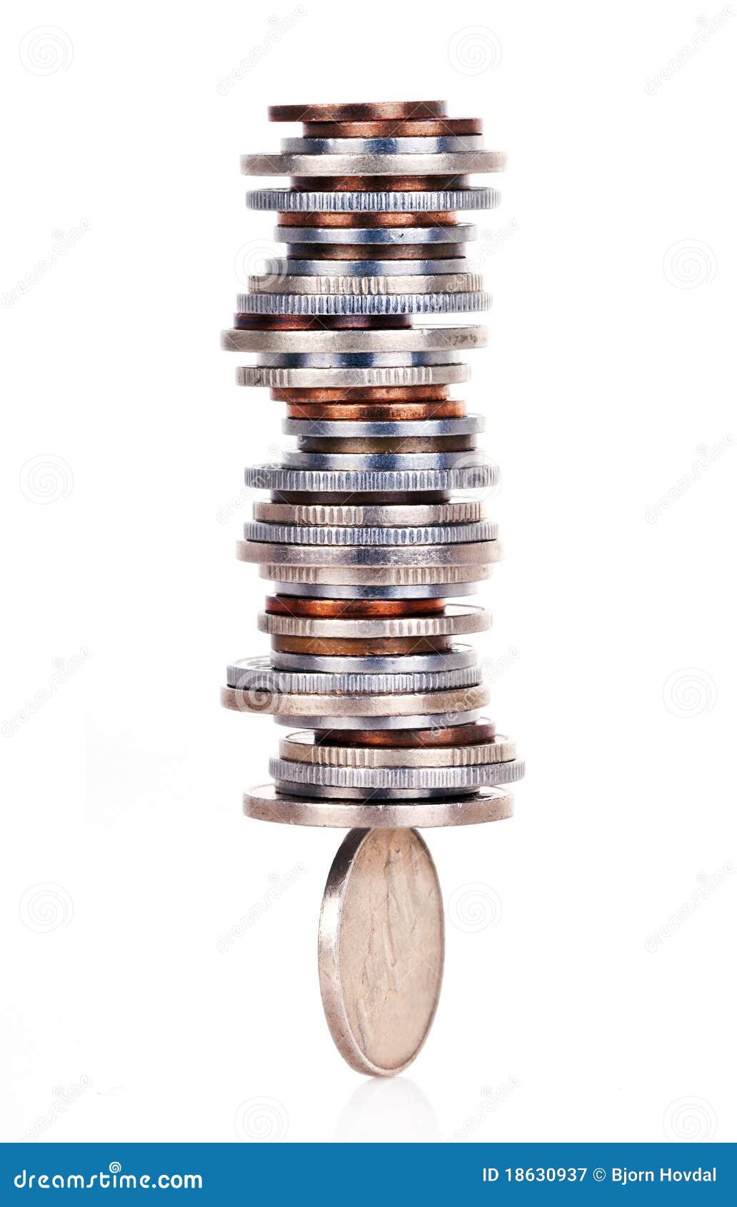Money balance stock image. Image of isolated, financial - 18630937