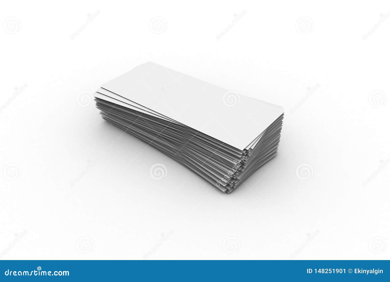 Money Banknote Template Mock Up on White Stock Illustration ...