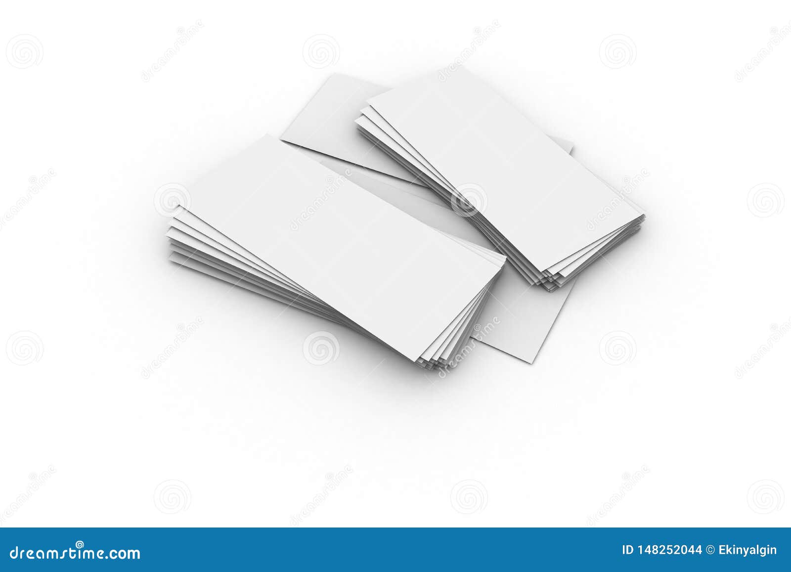 Money Banknote Template Mock Up on White Stock Illustration ...