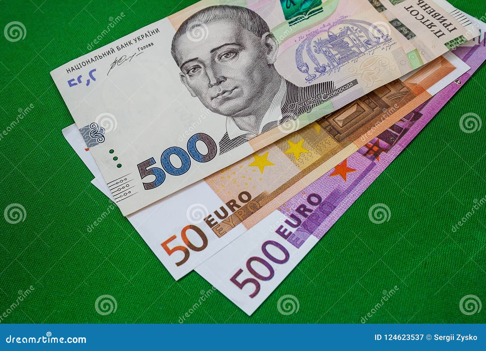 Money Banknotes of Different Countries on the Table. Stock Image ...
