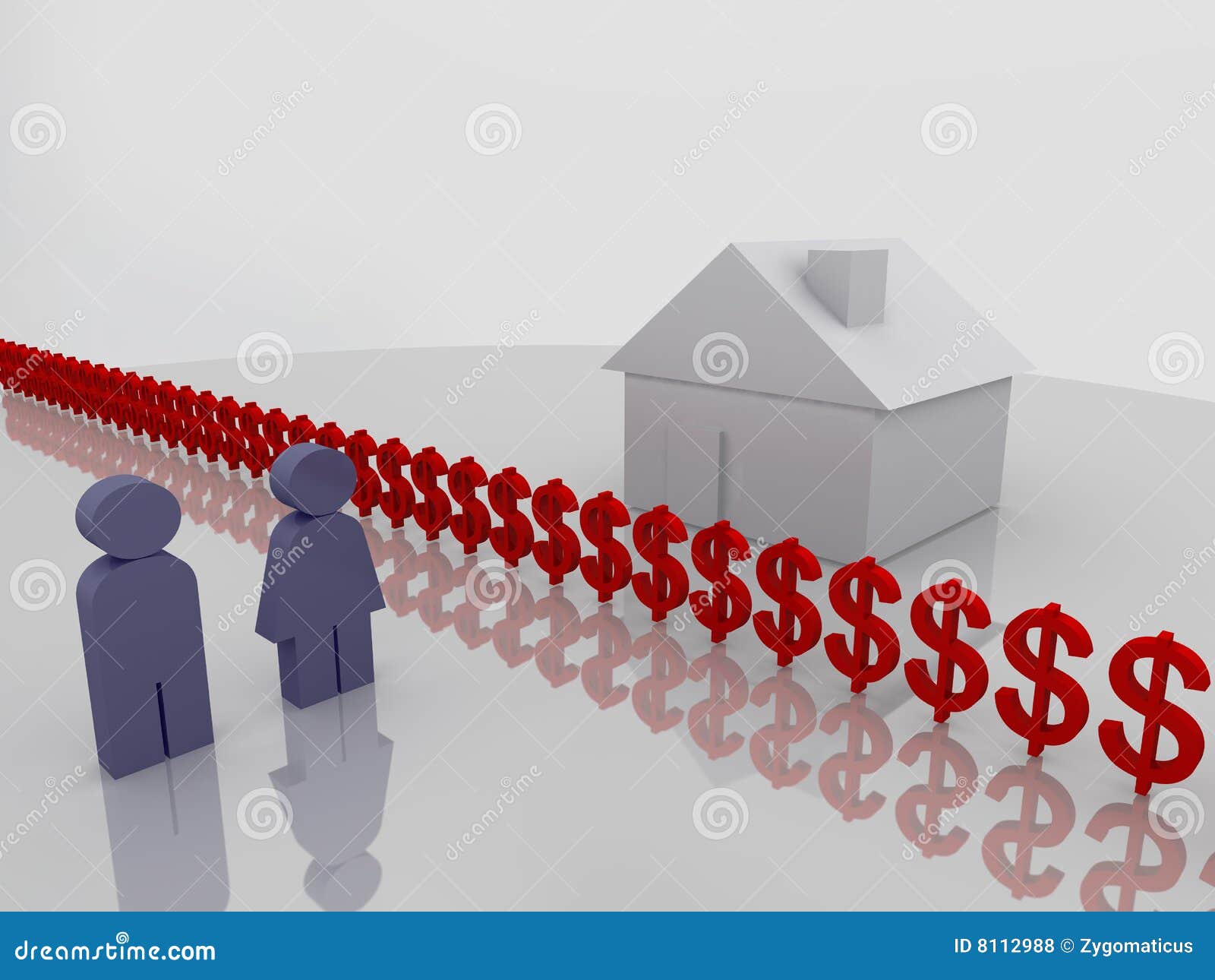 Money barrier. stock illustration. Illustration of investment - 8112988