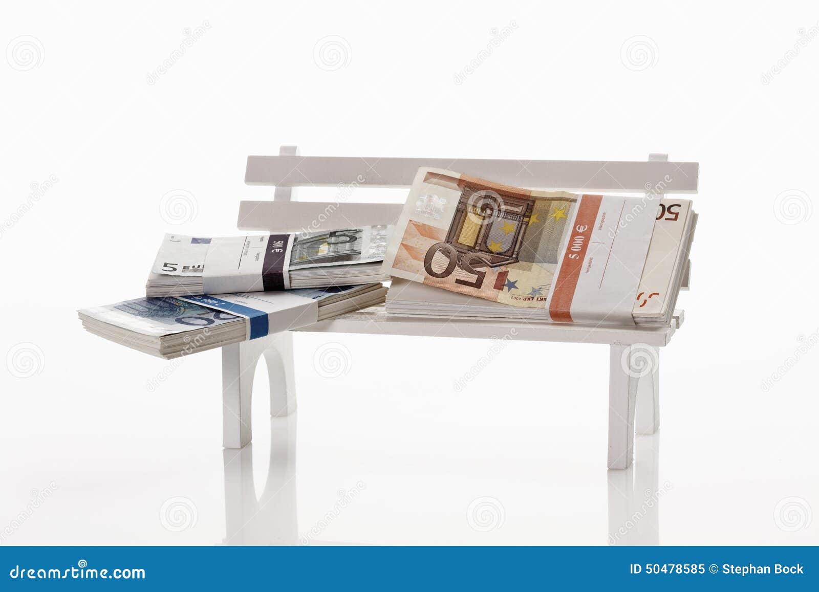 Money on bench stock image. Image of banking, economy - 50478585