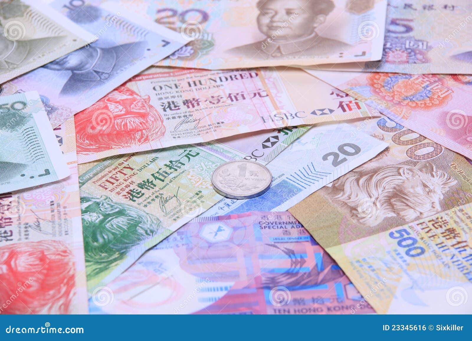 Money, bills and coins stock photo. Image of rich, dollar - 23345616