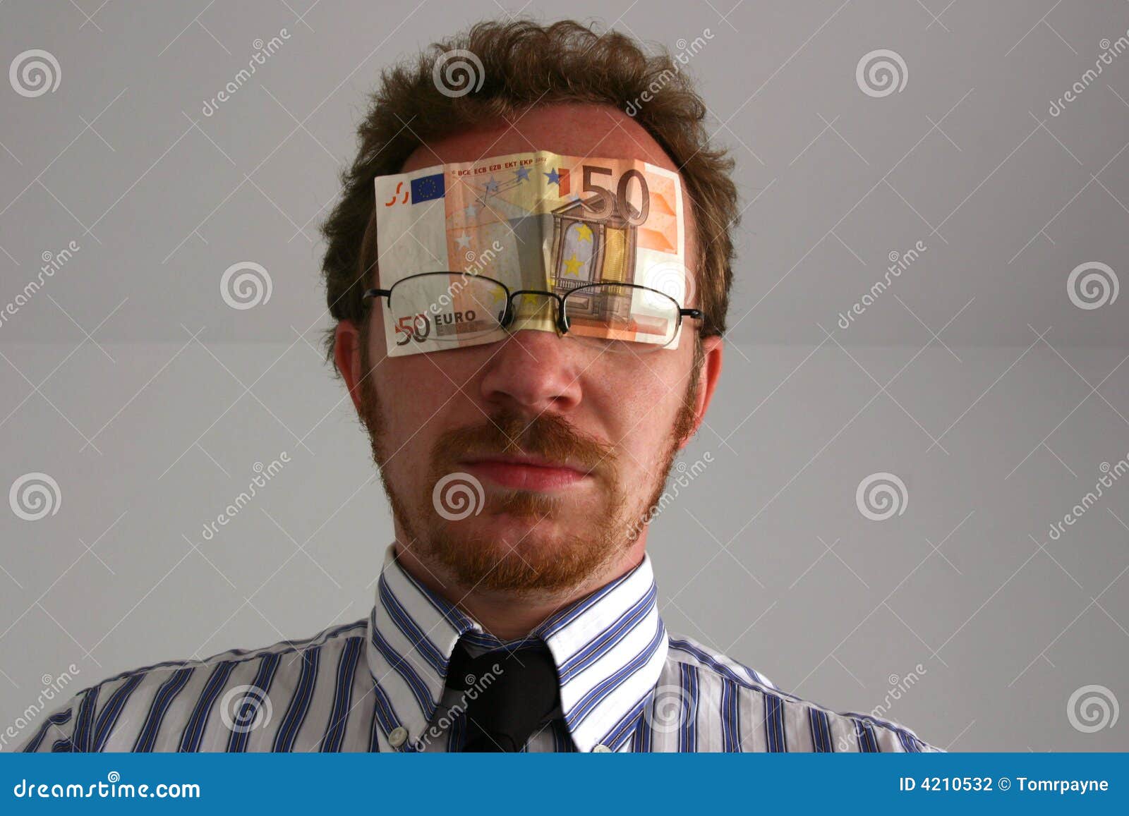 Money blinds stock photo. Image of businessman, money - 4210532
