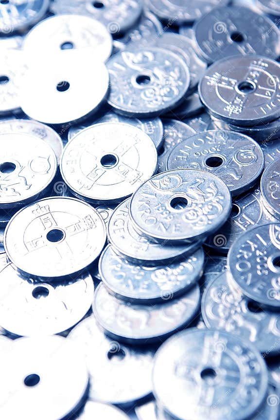 Money in blue stock image. Image of coins, coin, account - 13134289