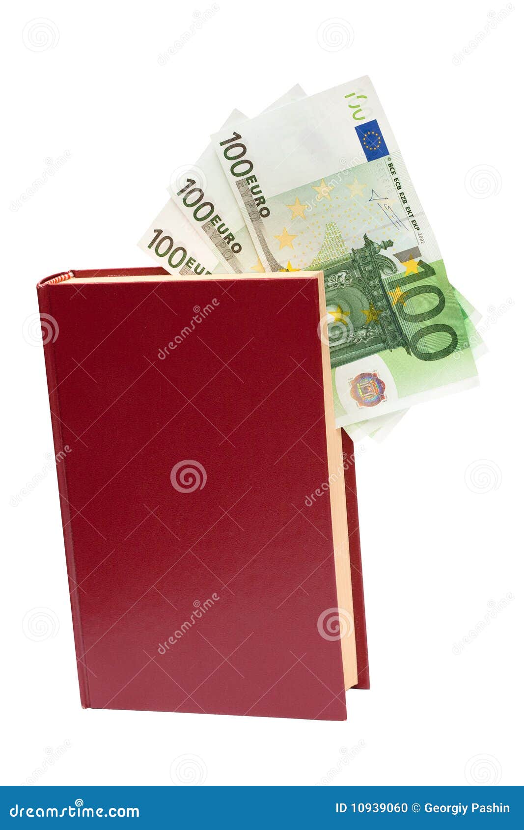 Money in book, isolated stock photo. Image of isolated - 10939060